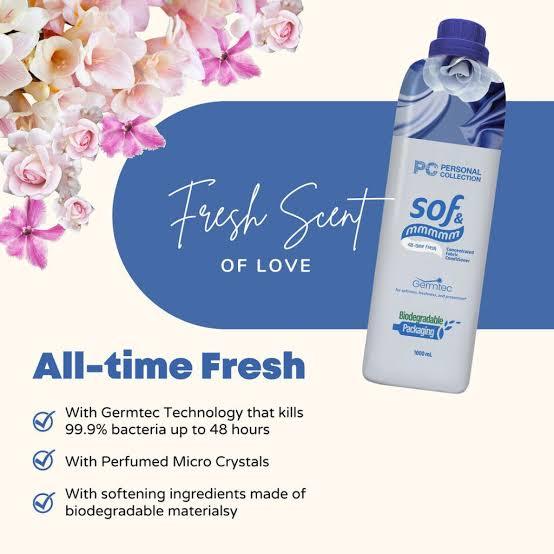 PC SOF &mmmmm All-time Fresh Concentrated Fabric Conditioner 1000mL ...