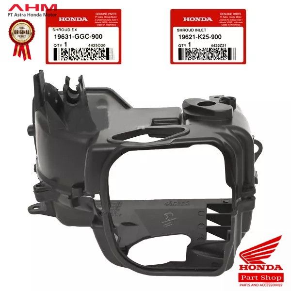 19621-K25-900 19631-GGC-900 Shroud In Ex Tutup Mesin Atas Bawah Beat Fi ...