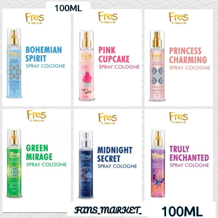 Fresh & Natural Spray Cologne Hijab 100ml || All Variant | Lazada Indonesia
