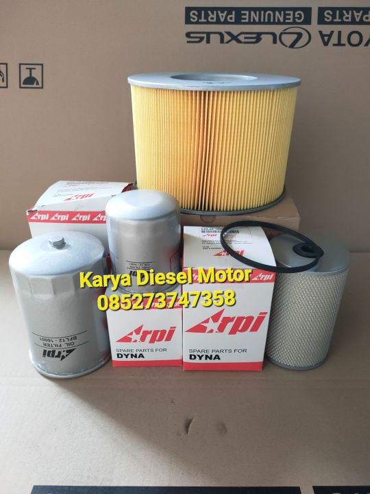 Filter Set Filter Udara Oli Solar Atas Bawah Toyota Dyna 110 125 130 ...