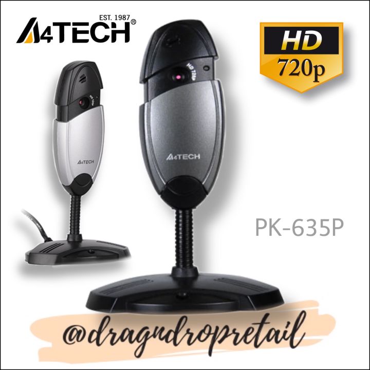 A4TECH PK-635P 720p HD WebCam with Built-in Microphone | Lazada PH
