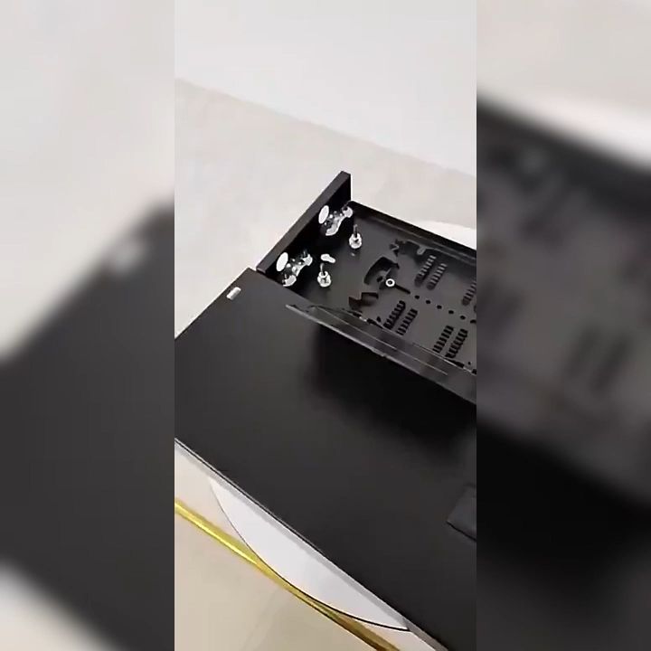 4/8/12/24 Port Metal FTTH Wallmount Termination Box Rackmount Patch ...