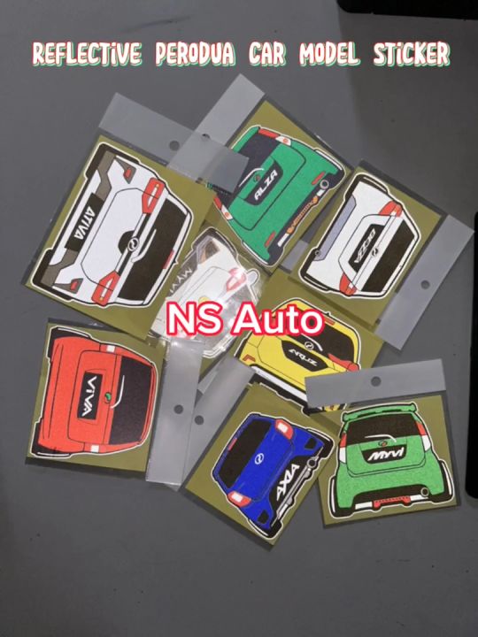 Perodua Car Model Sticker Myvi/Bezza/Aixa/Viva/Alza/Myvi 2018/Axia ...