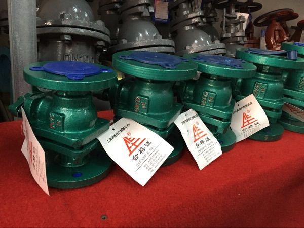Flanged Four Fluor Ball Valve Q41F46-16/25C Cast Steel Fluorine Lined Acid Resistant Rubber ...