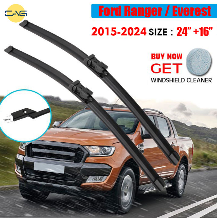 Windshield Wipers For Ford Ranger Everest 24"+16" 2023 2024 2015-2022 ...