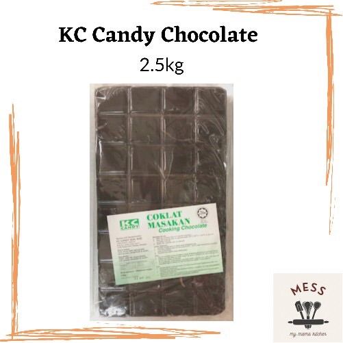 KC Candy Cooking Chocolate / Coklat Masakan KC/ Halal (2.5kg) | Lazada