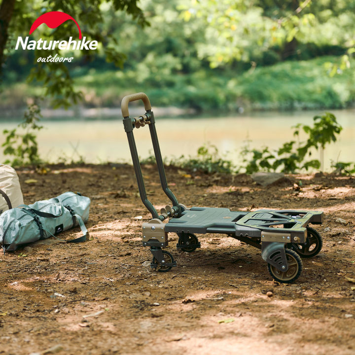Naturehike 120kg Heavy Duty Wheel Trolley Outdoor Portable Foldable ...