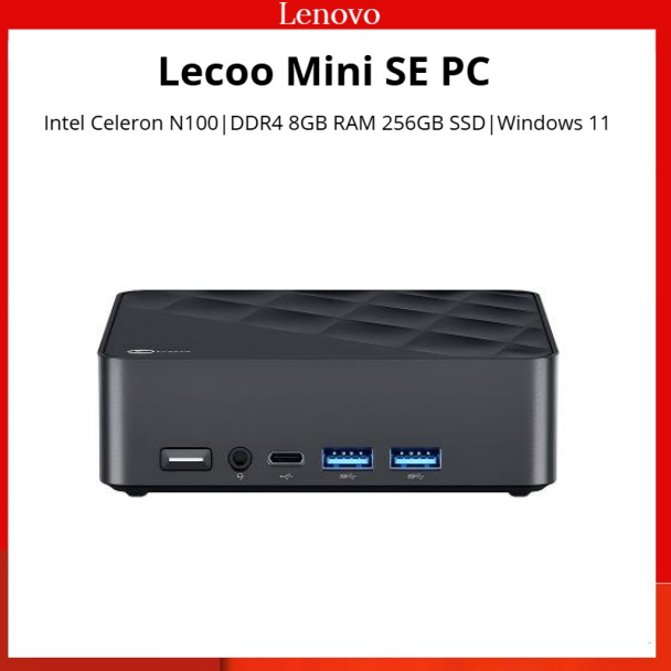 Lenovo Lecoo Mini PC Mini SE Intel Celeron N100 LPDDR4 8G RAM 256GB M.2 ...