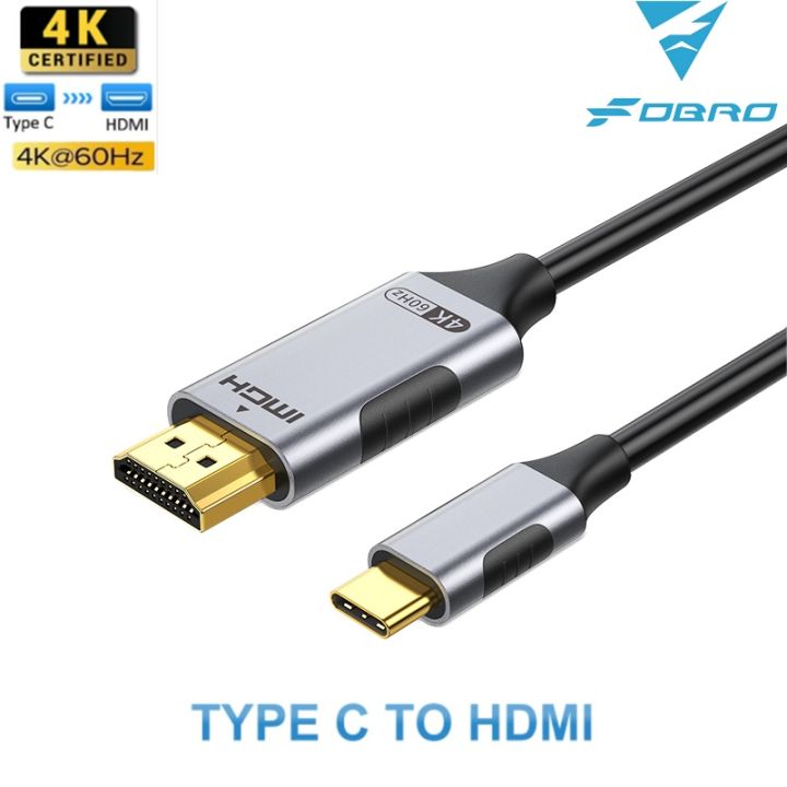 4K USB C to HDMI Cable 4K 120Hz 8K 60Hz Nylon Braided USB Type-C to ...