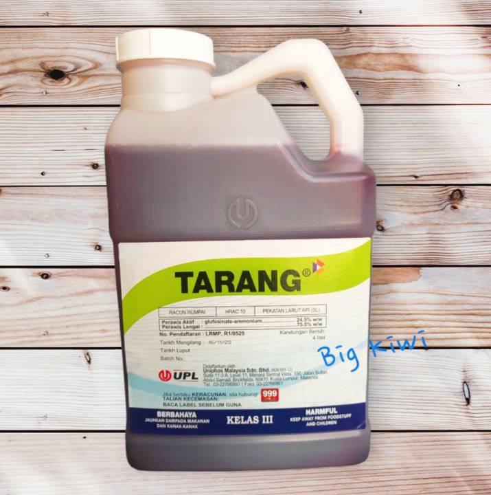 Tarang 1L/4L - Racun rumput Herbicide Glufosinate-Ammonium 24.5% basta ...