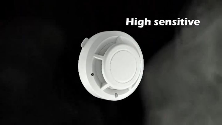 Smoke Detector Wireless Fire Alarm Battery Operated High Sensitive ...