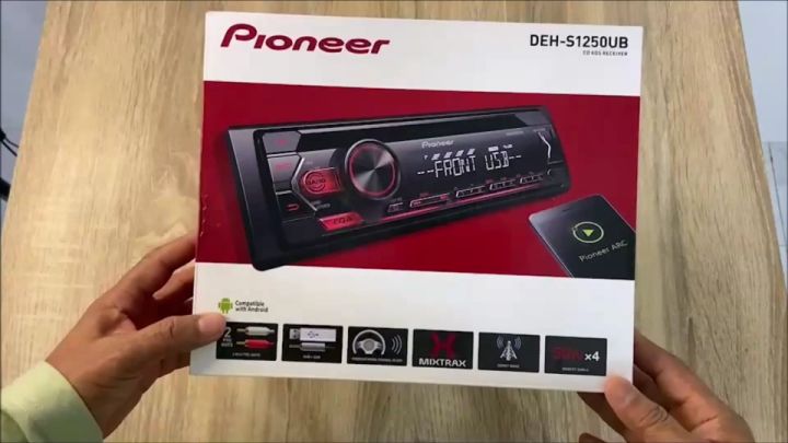 (ขายดี ถูกกว่า100%)PIONEER DEH-S1250UB วิทยุติดรถยนต์ เครื่องเสียงรถ 1DIN มีรีโมทเล่น CD MP3 USB ...