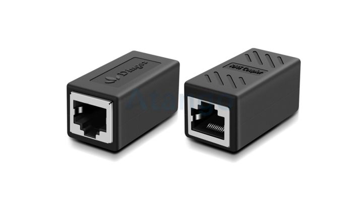 Rj45 Coupler Cat6 Lan Cable Connector Female To Female Ethernet Adapter ...