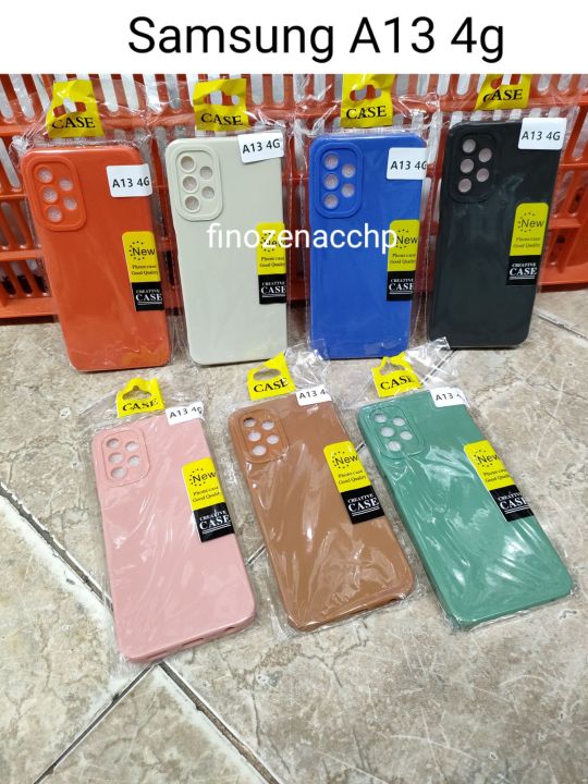 Softcase Macaron Samsung A13 4g Silikon Casing Selicon Case Pelindung Pro Camera | Lazada Indonesia