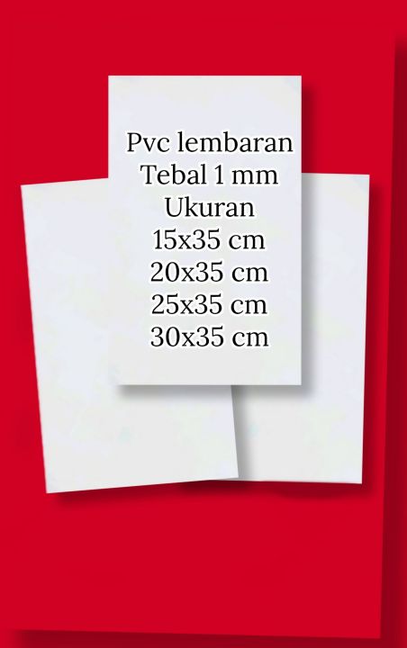 pipa paralon pvc lembaran tebal 1mm | Lazada Indonesia