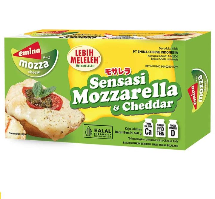 EMINA Keju Mozzarella Cheddar 160 Gram | Lazada Indonesia