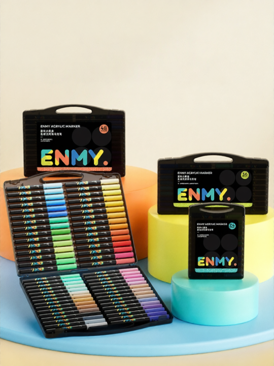 ENMI | Direct Liquid Soft Tip Acrylic Marker Pen for Art | Lazada PH