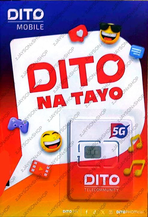 DITO SIM CARD FREE 3GB NO EXPIRY (FRESH AND SEALED) | Lazada PH