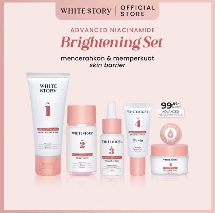 {Kemasan Baru} WHITE STORY complete Brightening set & skin barrier set ...