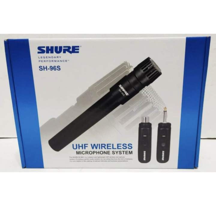 SHURE SH-96S UHF Wireless Microphone System (Original) | Lazada PH