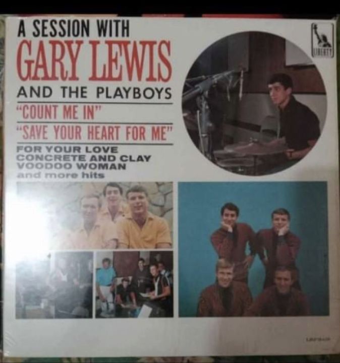 GARY LEWIS AND THE PLAYBOYS A SESSION WITH ALBUM VINTAGE VINYL LP ...