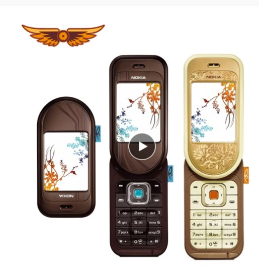 สำหรับ Nokia 7370โทรศัพท์มือถือเดิมปลดล็อคพลิกบลูทูธกล้อง Fm คลาสสิก ...