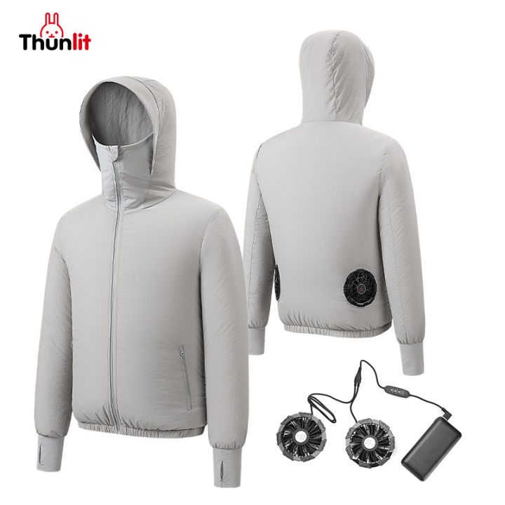 Thunlit Air Conditioning Clothes Outdoor Work Clothing with Fan Cooling ...