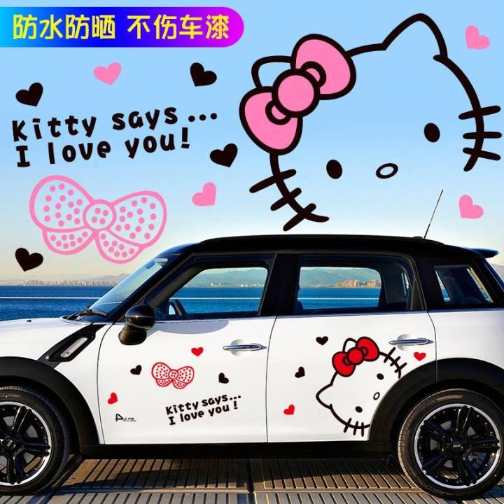 Kitty Hello Kitty Automobile Sticker Hello Kitty Cartoon Film for the ...