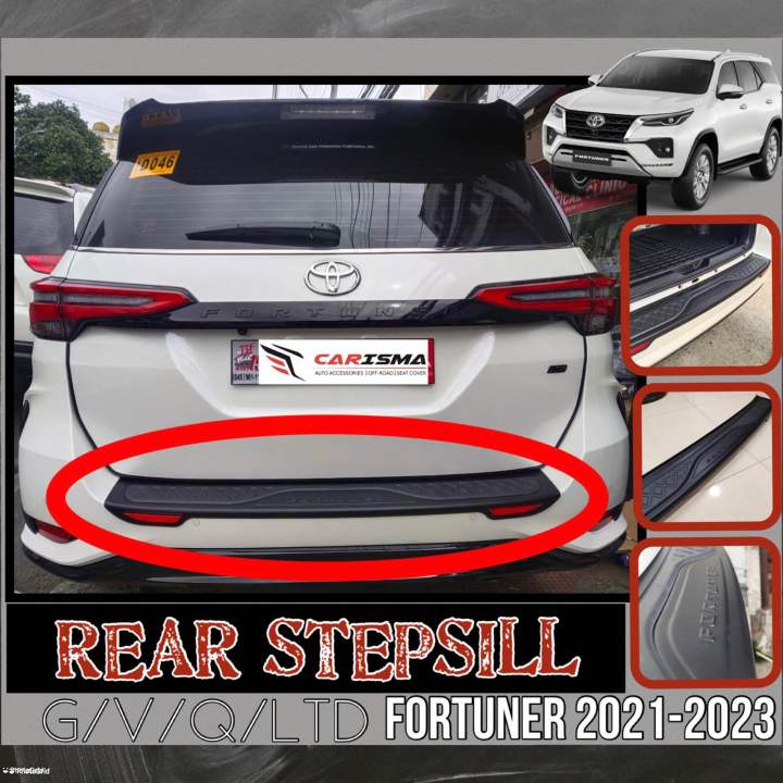 TOYOTA FORTUNER REAR STEPSILL 2016-2023 (G/V/Q/LTD) | Lazada PH