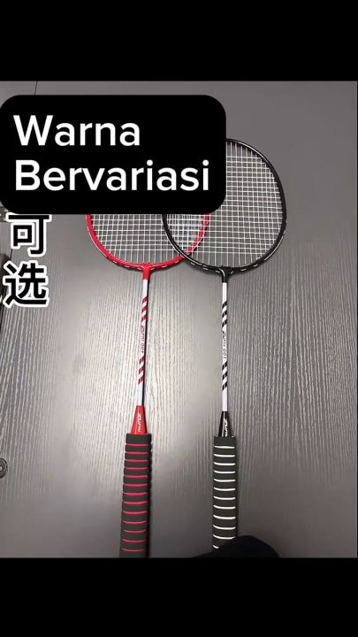 RAKET BADMINTON/ RAKET BULU TANGKIS ISI 2 FREE BAG/KOK BULUTANGKIS ...