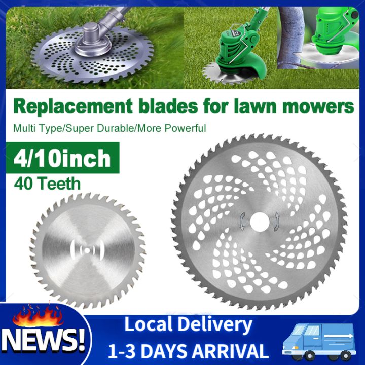 4/10'' x 40T Grass Trimmer Carbide Tip Circular Blade Lawn Mower Mata ...