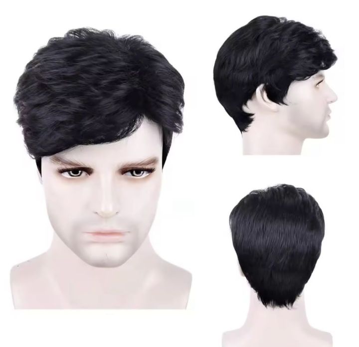 wig pria full | Lazada Indonesia