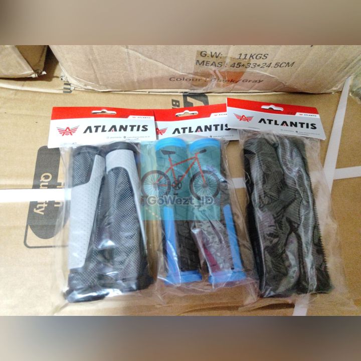 Handfat Handgrip Handle Grip Sepeda ATLANTIS Rubber Karet Lipat BMX ...