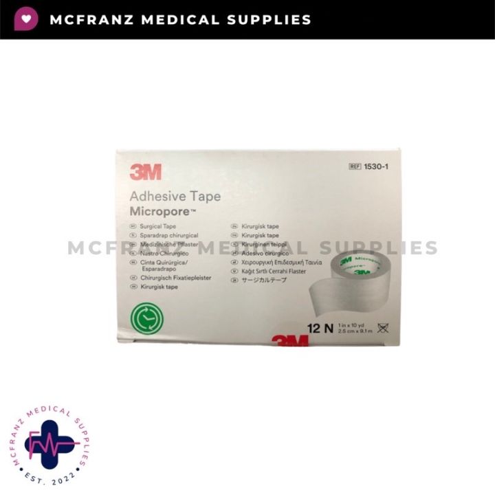 3M Micropore 1” (Sold per box) 12 pieces | Lazada PH