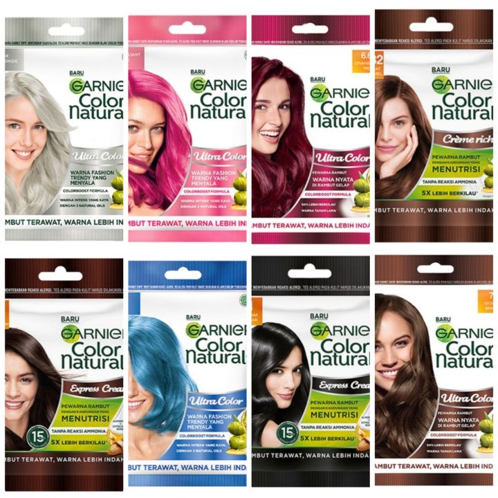 GARNIER Color Naturals Ultra Color Sachet 30 ml + 30 g | Lazada Indonesia