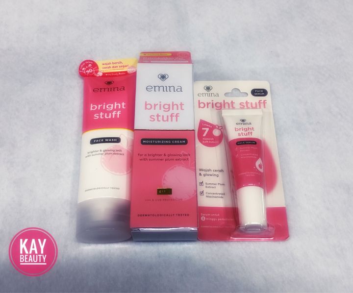 Emina Bright Stuff Paket Glowing Dasar 3in1 | Lazada Indonesia