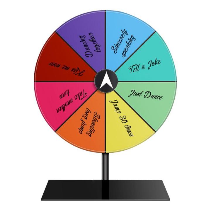 Prize Wheel Dry Erase Spin Wheel Spinner Game Color Roulette Wheel ...