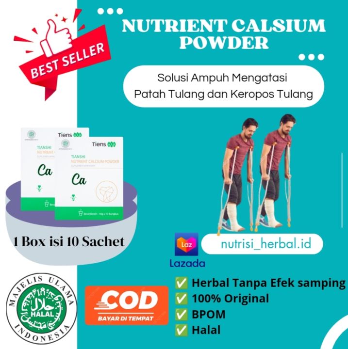 Tiens Nutrient High Calsium Powder Susu Peninggi Badan- Mengatasi Patah ...