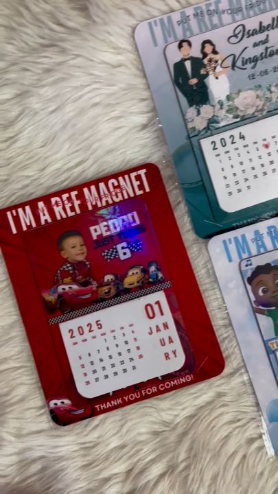 Customized Ref Magnet with Calendar Souvenir for Birthday,Wedding ...