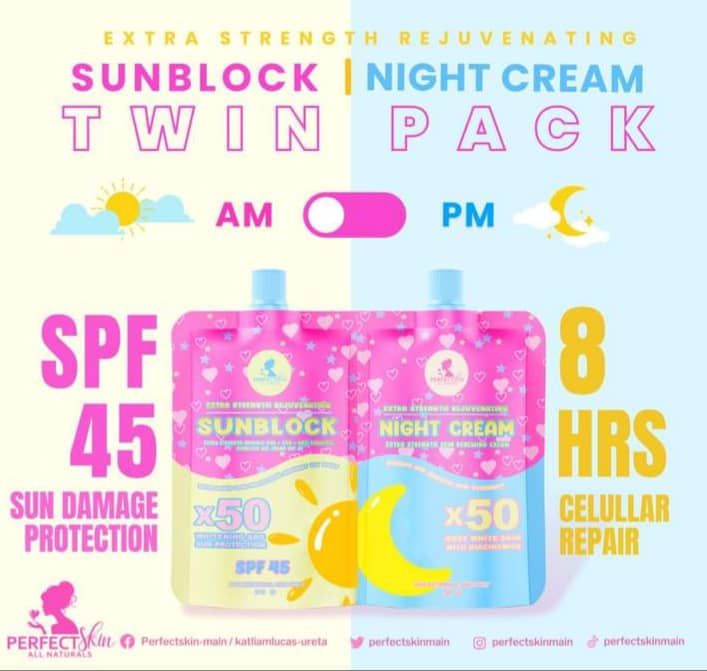 perfect skin twin pack suncreen | Lazada