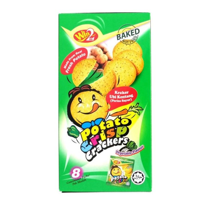 (bundle of 2) Win2 baked potato crisp cracker potato biscuit tidbits ...