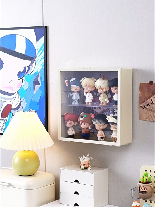 SG SELLER Wall Mount no dill Popmart Acrylic Storage Box 2in1 Display ...