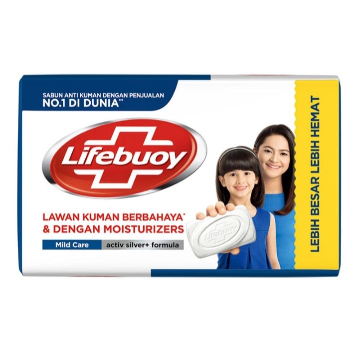 Lifebuoy Sabun Mandi Mild Care Batangan Besar 110gr | Lazada Indonesia