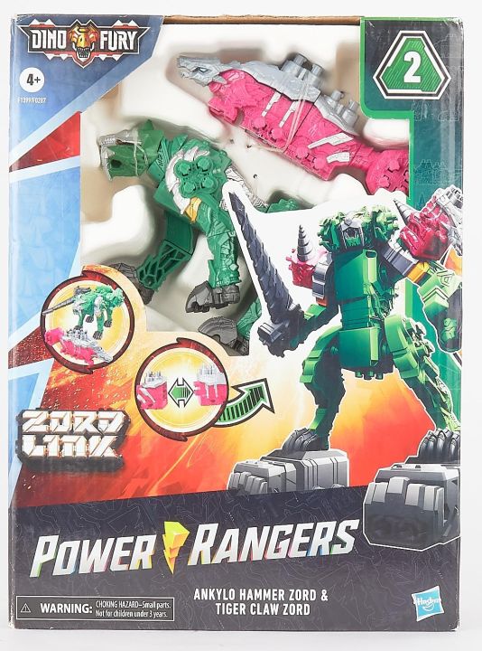 Power Rangers Zord link Ankylo Hammer Zord & Tiger Claw Zord | Lazada PH