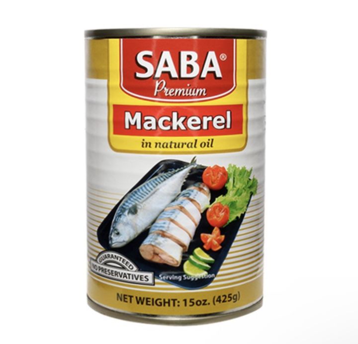 Saba Mackerel in Natural Oil 425g | Lazada PH