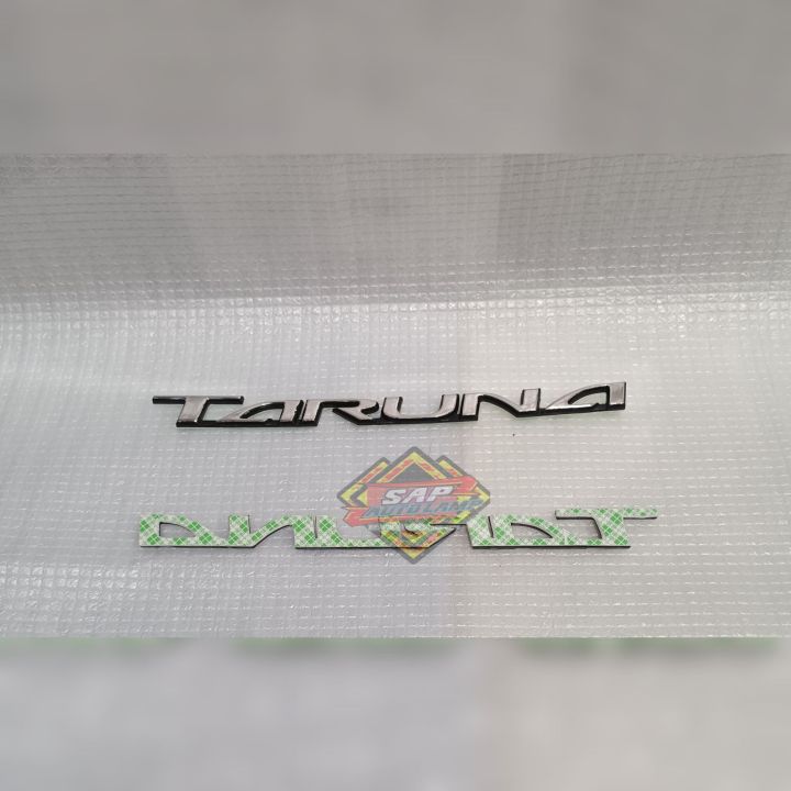 EMBLEM TULISAN TARUNA BUAT MOBIL TARUNA | Lazada Indonesia