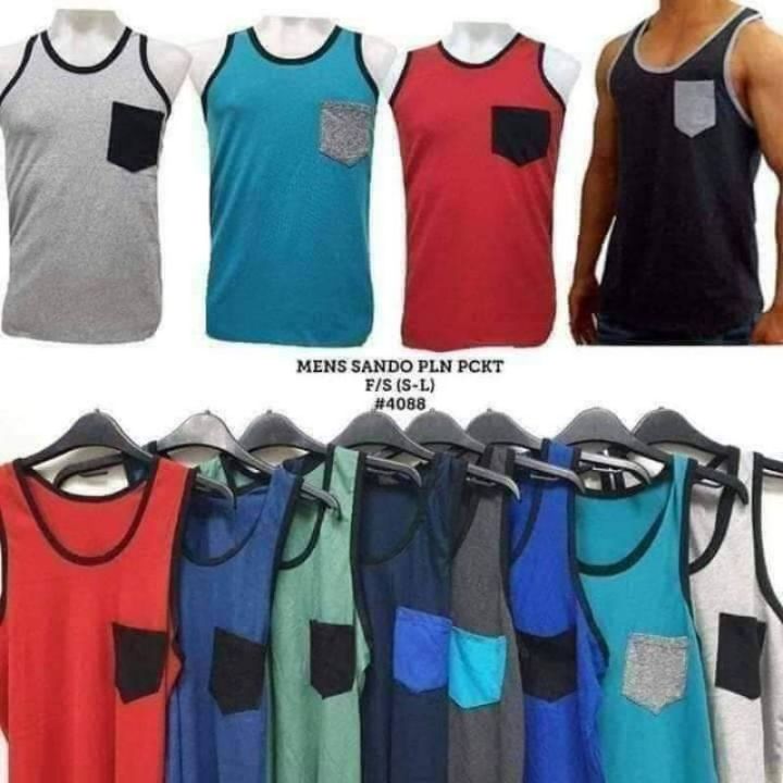POCKET SANDO FOR MEN FIT SMALL TO LARGE | Lazada PH