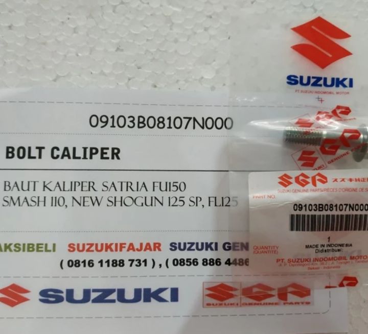 Baut Kaliper Depan Suzuki Satria FU150 dan Shogun FL125 harga satuan | Lazada Indonesia