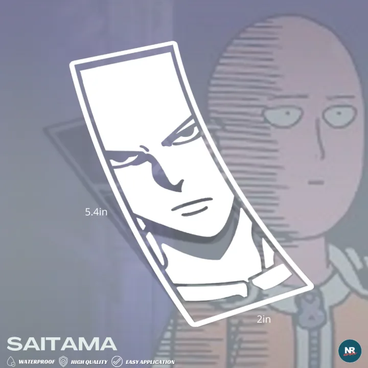 Saitama One Punch Man Vinyl Decal Anime Sticker | Lazada PH