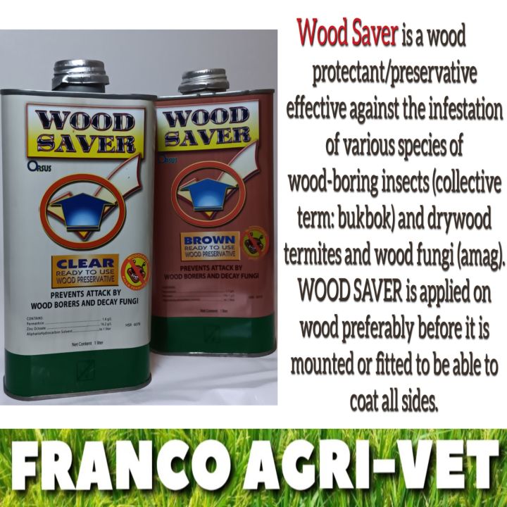 Wood Saver Wood Preservative ( 1 Liter ) | Lazada PH